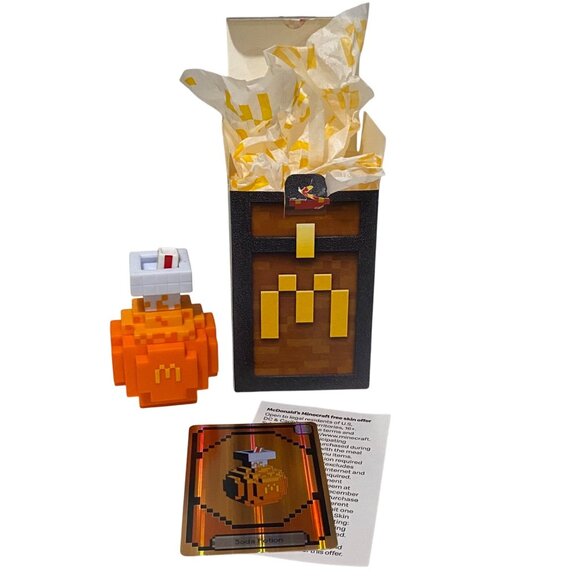 McDonald's | Toys | Minecraft Movie Mcdonalds Soda Potion Unused Code ...